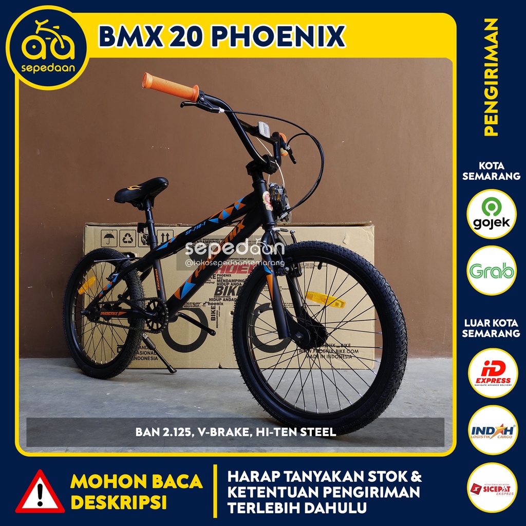 Jual Sepeda Anak BMX 20" PHOENIX - 2.125 3 (GRAB CAR) | Shopee Indonesia