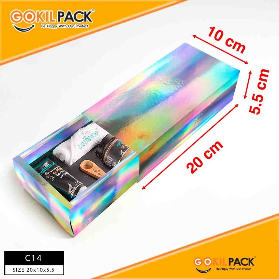 Jual Kotak Hampers - Gift Box Silver Hologram - Dus Kado - Uk 29x22x8 cm - C10 | Shopee Indonesia