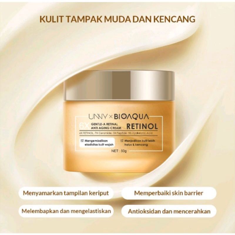 Jual BIOAQUA 6X GENTLE-A RETINOL UNNY SERIES | Shopee Indonesia