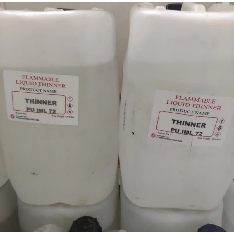 Jual Thinner Thiner ND HG PU 20L +Derigen [ Khusus Instan Kurir ] | Shopee Indonesia