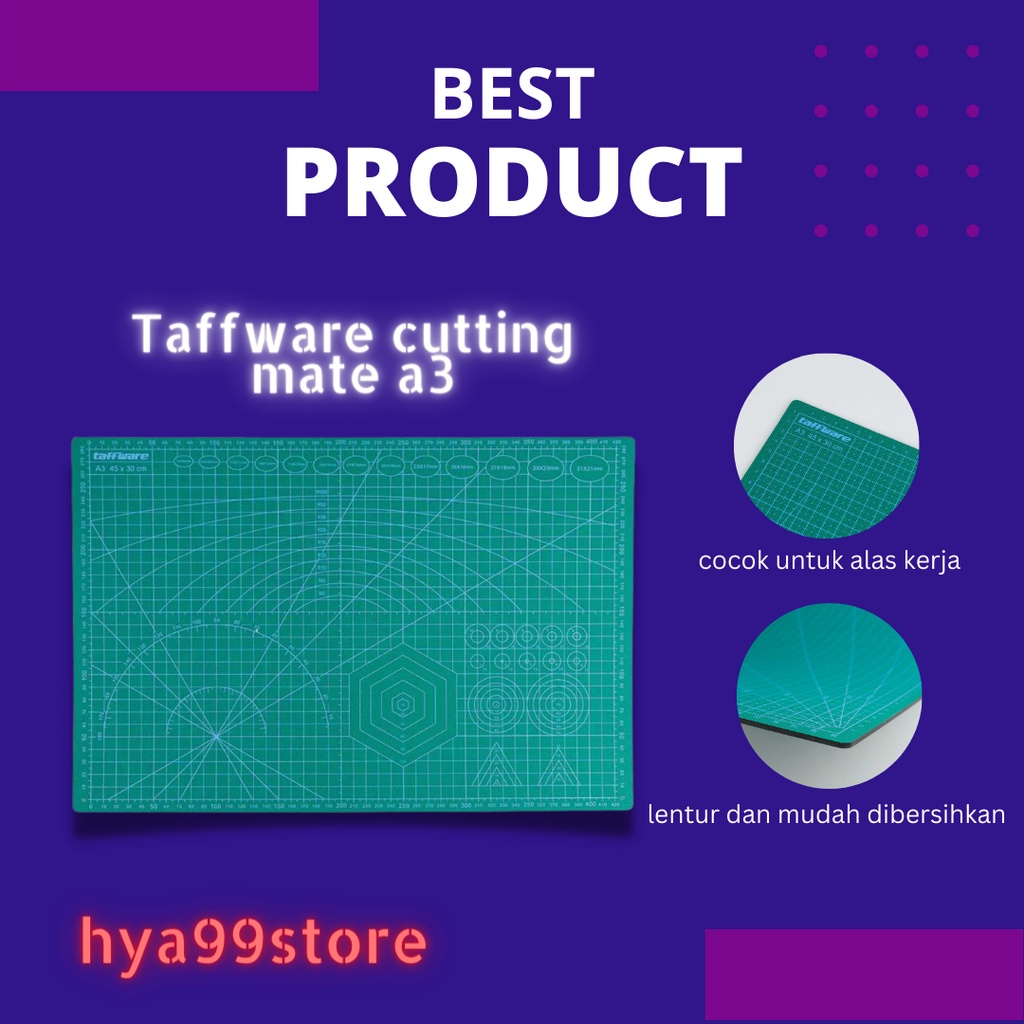 Jual alas papan potong kertas A3 cutting mat hijau | Shopee Indonesia