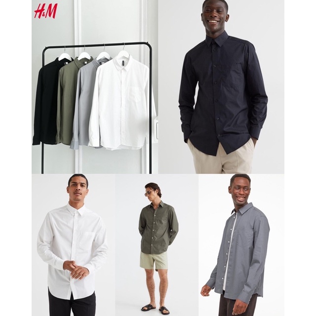 Jual HM Premium Cotton Shirt | Shopee Indonesia