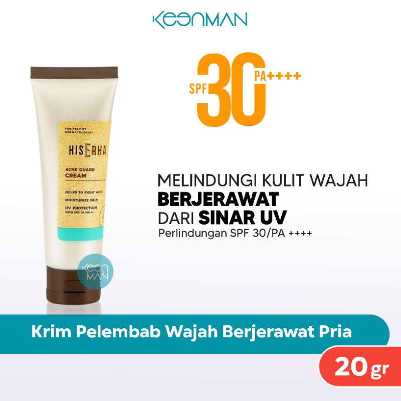 Jual CUCI GUDANG x HIS ERHA SPF30++ Acne Guard Sunscreen Cream 20g ...