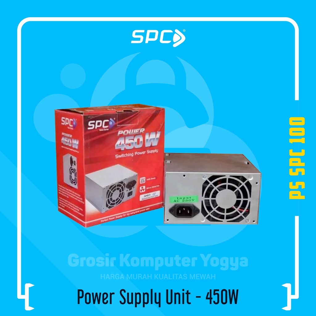 Jual SPC 450W 80mm Silent Fan ATX 12V PSU Switching Power Supply Unit | Shopee Indonesia