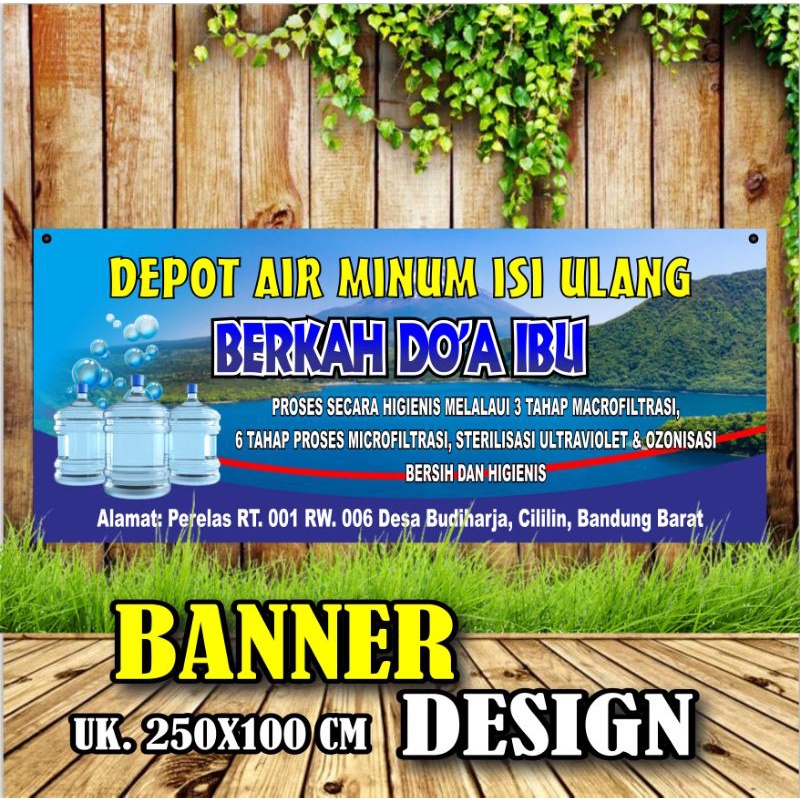 Jual Banner,Spanduk Depot Air Minum Isi Ulang Galon | Shopee Indonesia