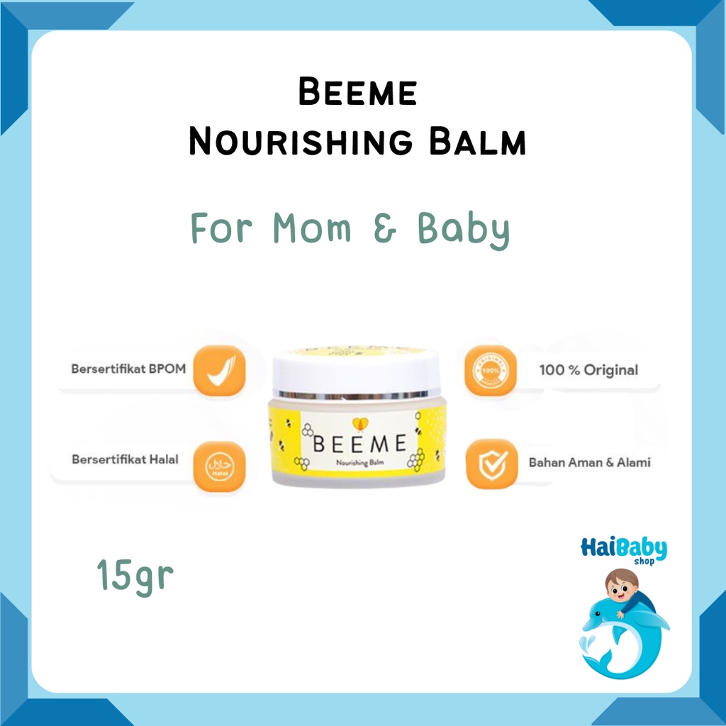 Jual Beeme Nourishing Balm | For Mom and Baby 15gr Krim multifungsi Bee ...