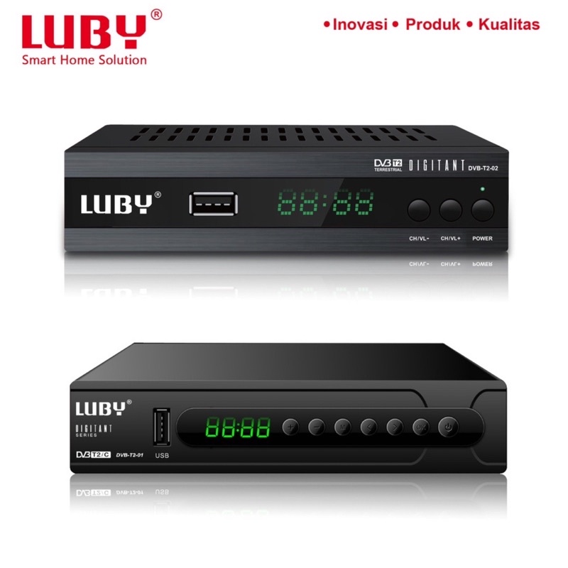 Jual Set Top Box TV Digital Original - STB Luby Matrix Advance etc ...