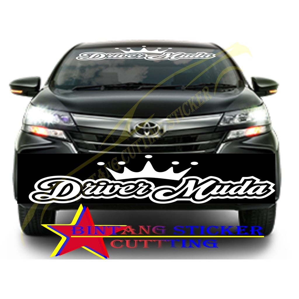 Jual Stiker Mobil Tulisan DRIVER MUDA | Shopee Indonesia