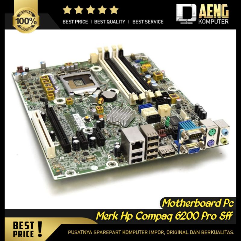 Jual Motherboard Maianboard Mobo pc Hp compaq 6200 Pro SFF socket 1155 ...