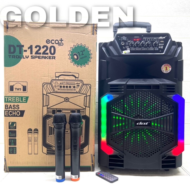 Jual Speaker Portable Wireless DAT DT 1220 ECO Original Bluetooth 12 ...