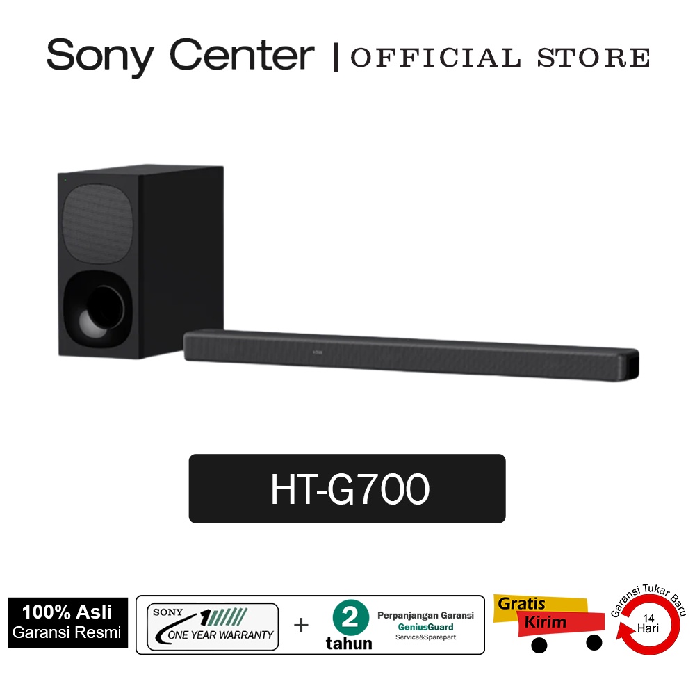 Jual Sony HT-G700 400W 3.1-Channel Soundbar System Wireless/ Bluetooth ...
