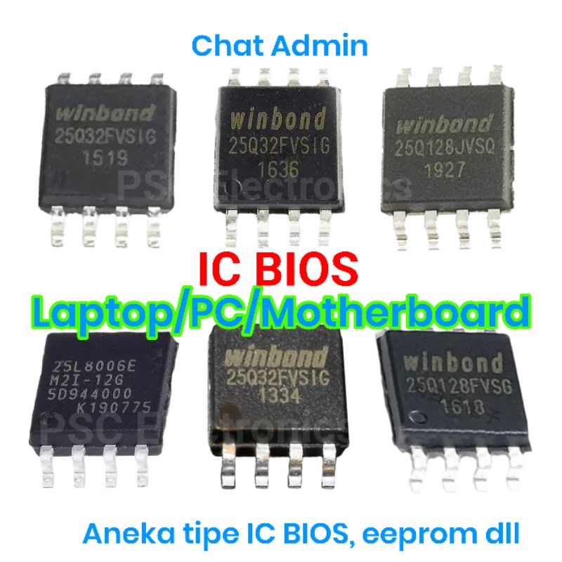 Jual IC Bios eeprom Laptop Motherboard PC berikut isi program | Shopee ... Jual IC Bios eeprom Laptop Motherboard PC berikut isi program | Shopee ...