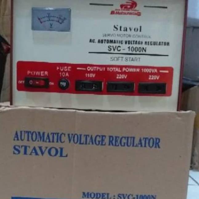 Jual Harga Spesial.. Stavolt Stabilizer 1000 Watt MATSUNAGA | Shopee ...