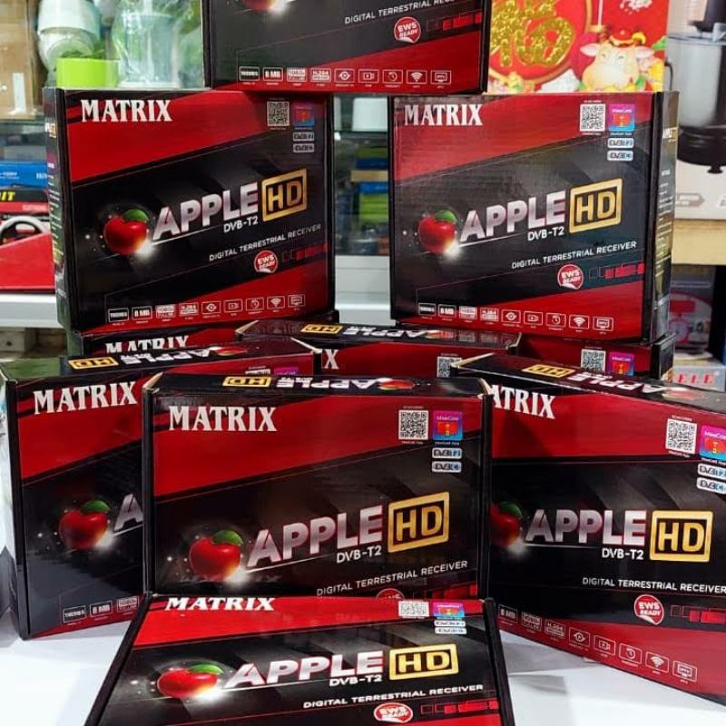 Jual TERMURAH STB TANAKA T2 NEW MATRIX HD APPLE MERAH HD KUALITAS ...