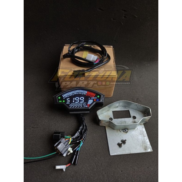 Jual spidometer gpx digital set soket sensor set dudukan | Shopee Indonesia