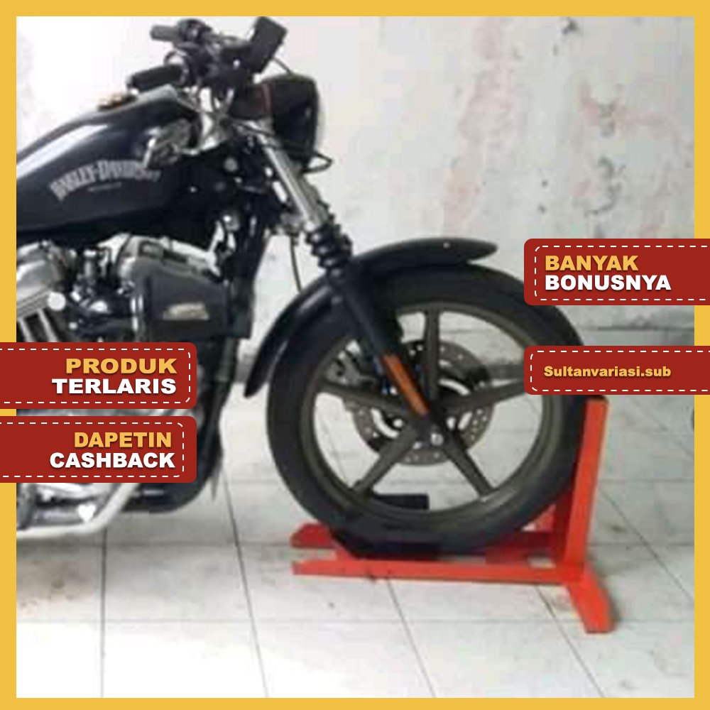 Jual paddock wheel chock Harley - Ducati /standing Standar Moge / Wheel ...