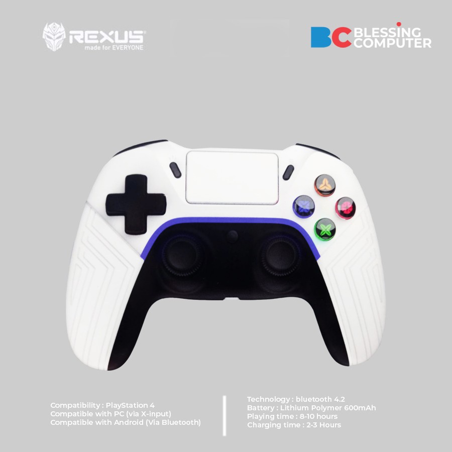 Jual REXUS Gladius GX300 Multi Platform Gamedpad bluetooth | Shopee ...