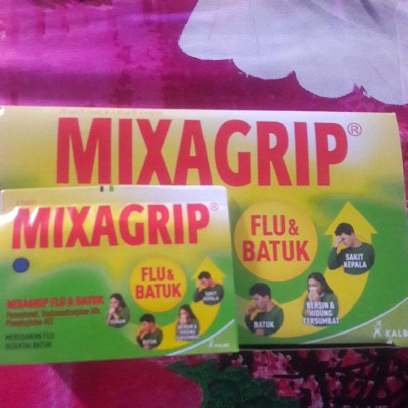 Jual mixagrip obat flu dan batuk isi 4 kaplet | Shopee Indonesia