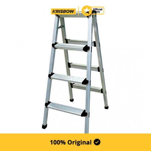Jual Krisbow Ladder Tangga Lipat Aluminium No Handle 4 Step 1 M | Shopee Indonesia