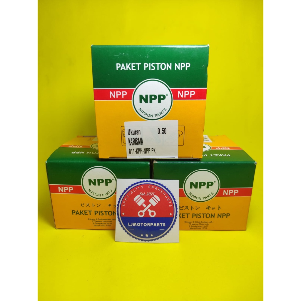 Jual PAKET PISTON KIT KHARISMA SUPRA X 125 50,100 KPH NPP | Shopee ...