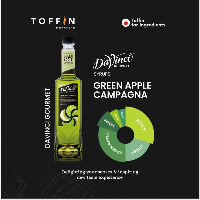 Jual Davinci Syrup Green Apple Campagna | Shopee Indonesia
