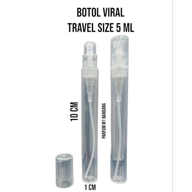 Jual BOTOL TRAVEL SIZE 5 ML MULTI FUNGSI BOTOL TESTER SPRAY - BOTOL ...