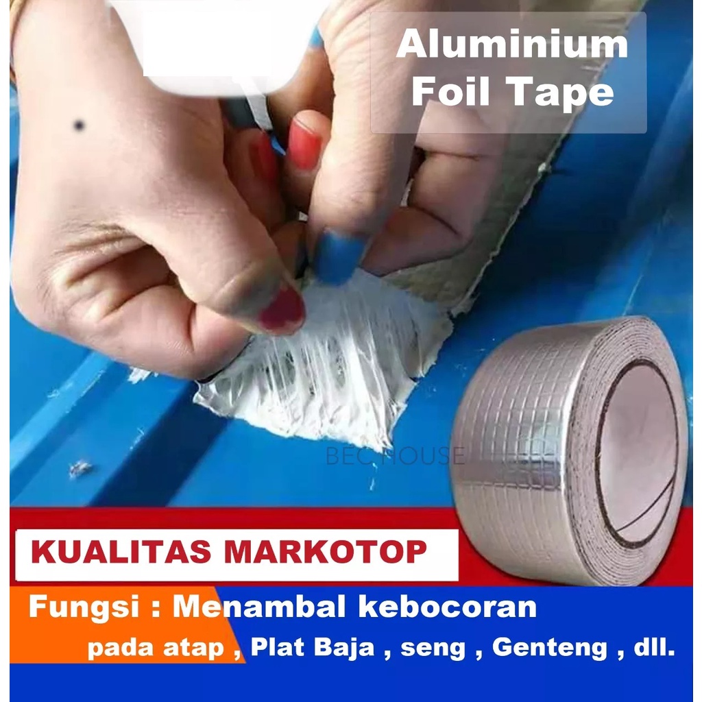 Jual Multifungsi 5 Meter X 5 Cm Lakban Silver Isolasi Tahan Air Ajaib ...