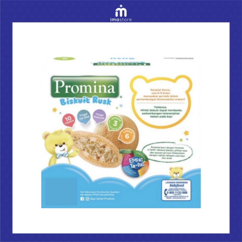 Jual PROMINA BISKUIT RUSK SUSU NEW 130gr | Shopee Indonesia