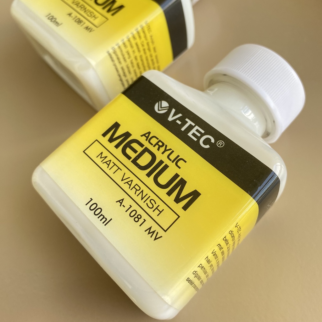 Jual Varnish Acrylic Medium - V-tec Varnish Glossy - Matte Varnish ...