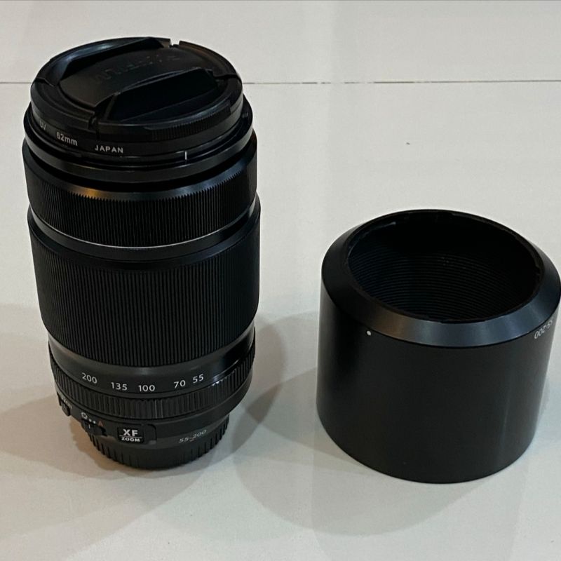 Jual Lensa Fujifilm Fujinon 55 200 mm F3.5 Second Mulus lengkap ...