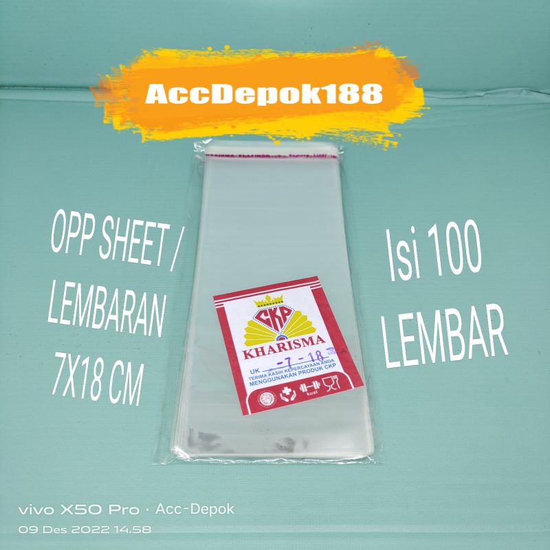 Jual Plastik OPP ONE SHEET SELAPIS selembar-plastik risoles 7x18 8x18 ...