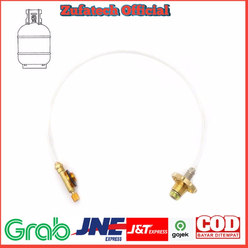 Jual YINGTOUMAN Selang Regulator Gas Kaleng Propane Butane Hi Cook ...