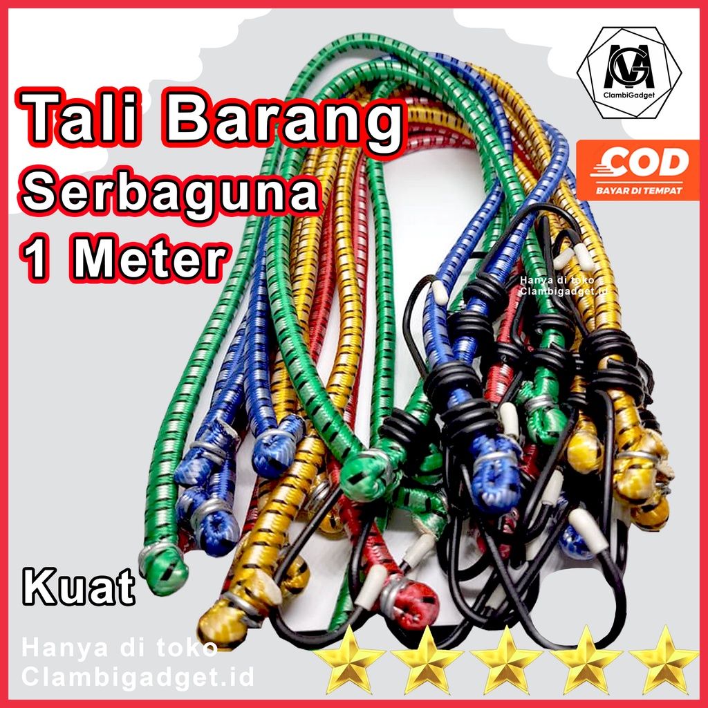 Jual TALI Barang Motor 1 Meter Tali Karet Pengikat Barang Sepeda Motor ...