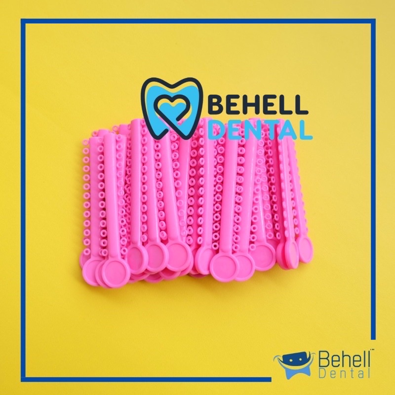 Jual 5Pics Karet Behel Gigi Motif Power O Ring Bulat PREMIUM TEBAL ...