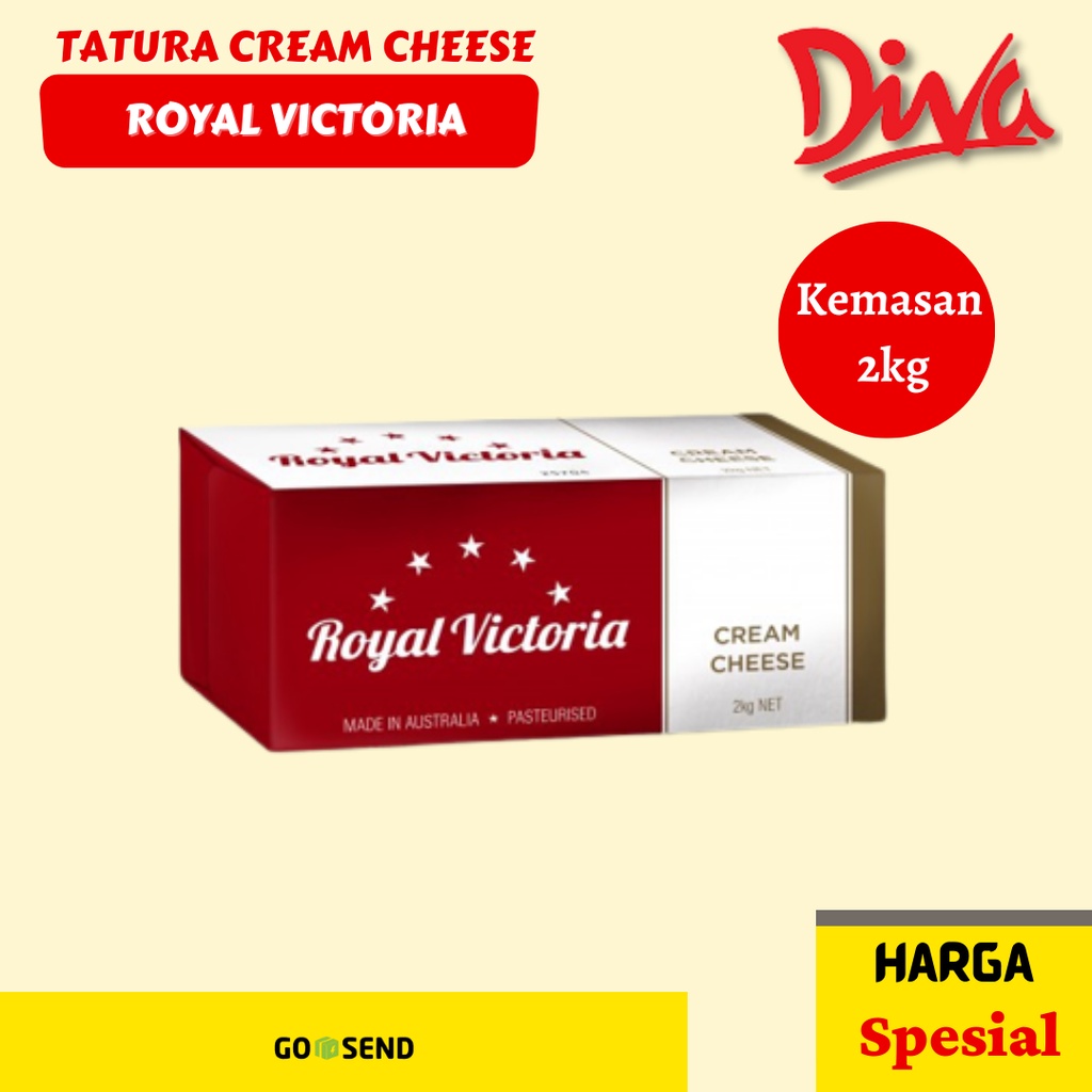 Jual Tatura Royal Victoria Cream Cheese 2kg | Keju Cream Cheese ...