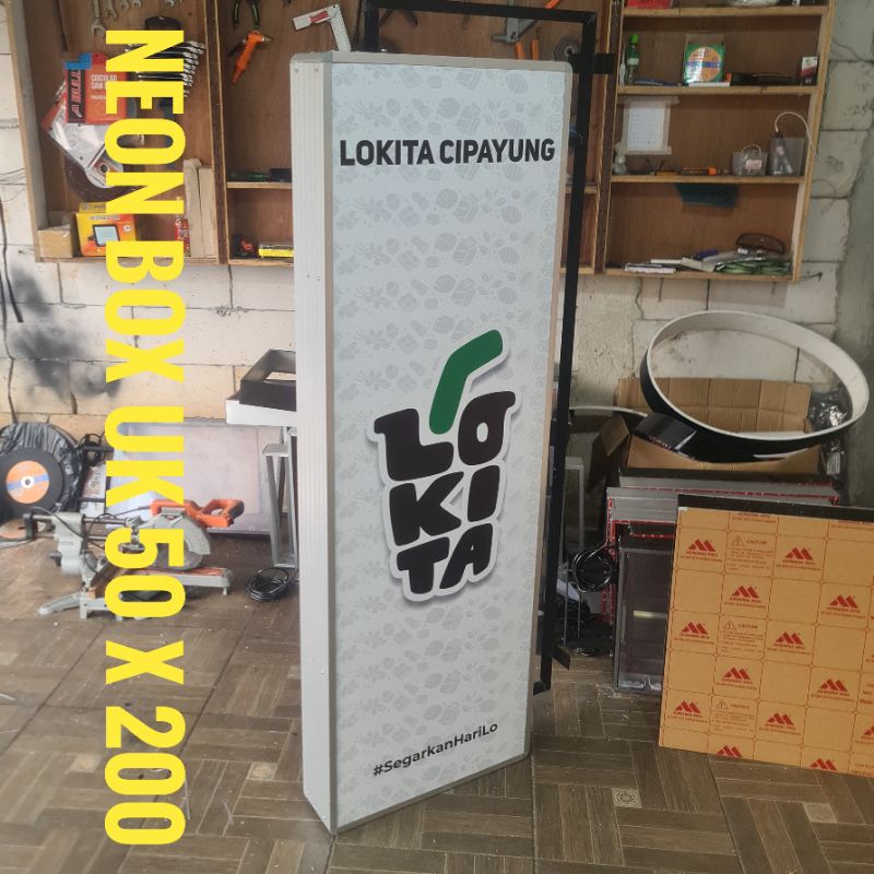 Jual Neon Box Ukuran 50cm x 200cm | Shopee Indonesia