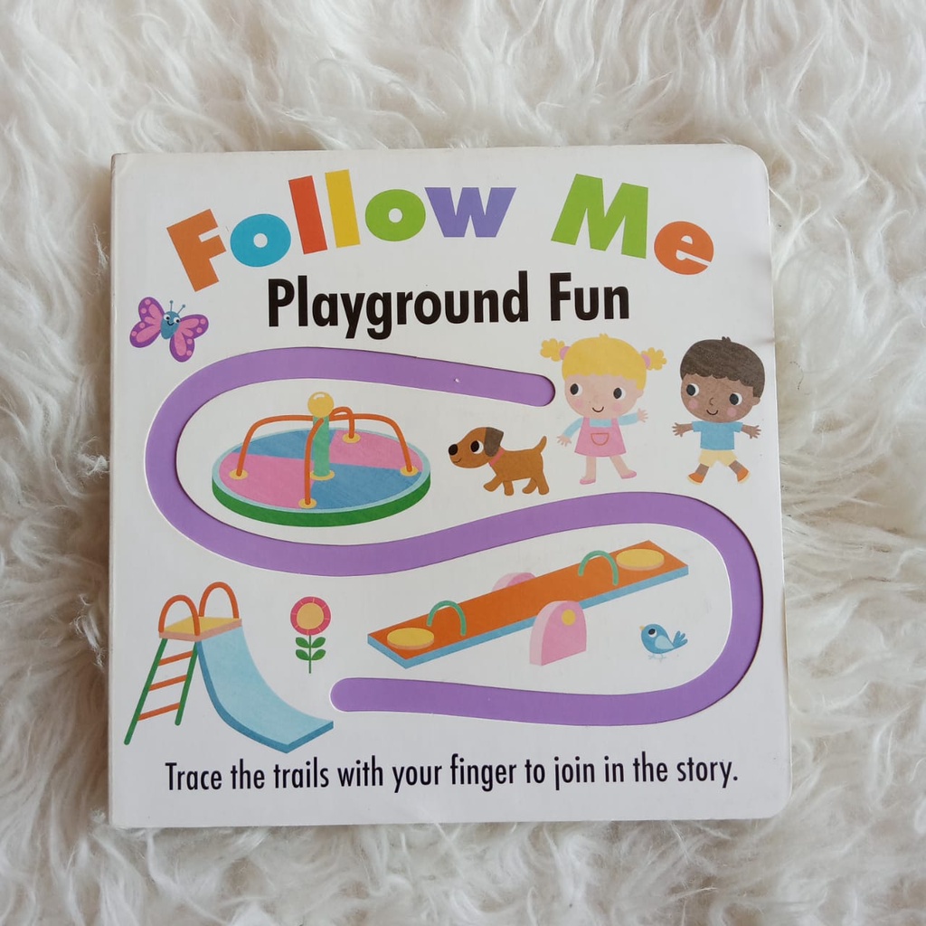 Jual Buku finger tracing anak Follow me playground fun montessori ...