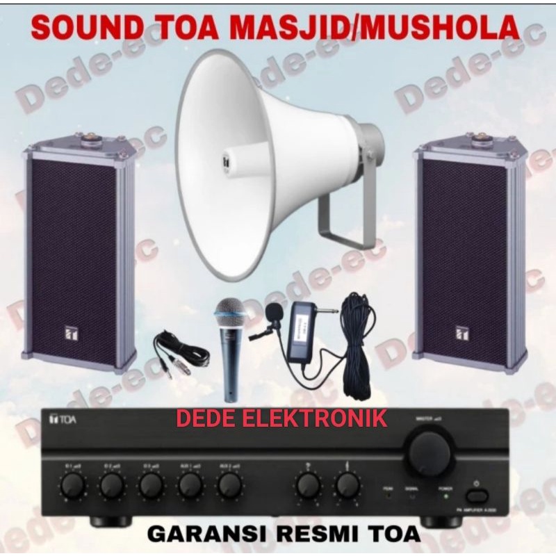 Jual Paket Speaker Toa Untuk Mushola/Masjid Full Toa Indoor Outdoor Speaker Toa Original ...