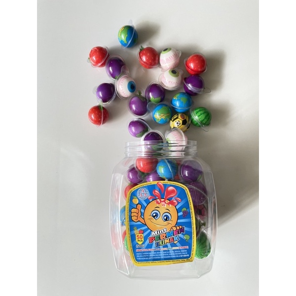 Jual permen lunak BULAT / BOLA Trolli LUVMI aaa SWEETY planet gummy ...