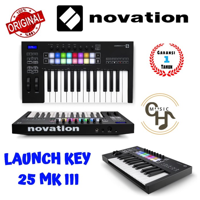 Jual Launch Novation Launchkey 25 Keyboard Controller | Shopee Indonesia