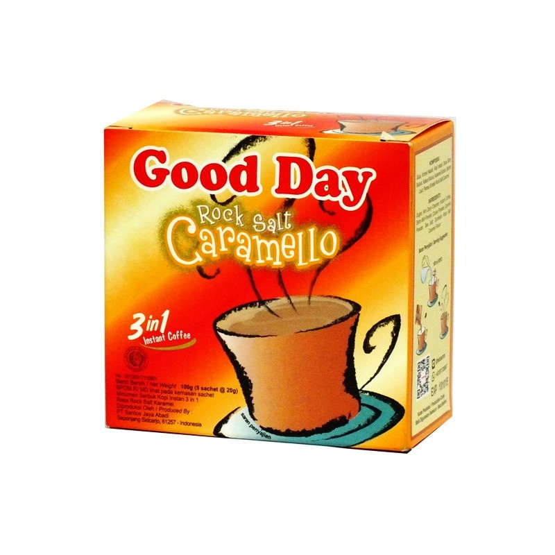 Jual GOOD DAY COOFE CARAMELLO 5X20GR /BOX | Shopee Indonesia
