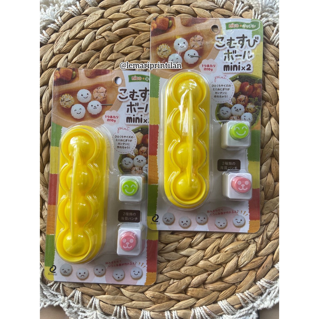 Jual LP Hiasan Bekal Cetakan Nasi Bentuk Bola Cetakan Bento Rice Mold ...