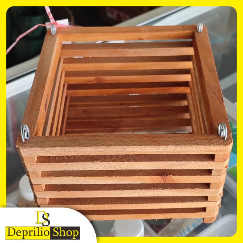 Jual Pot Kayu Anggrek Square 1 6 inci x 6 inci | Shopee Indonesia