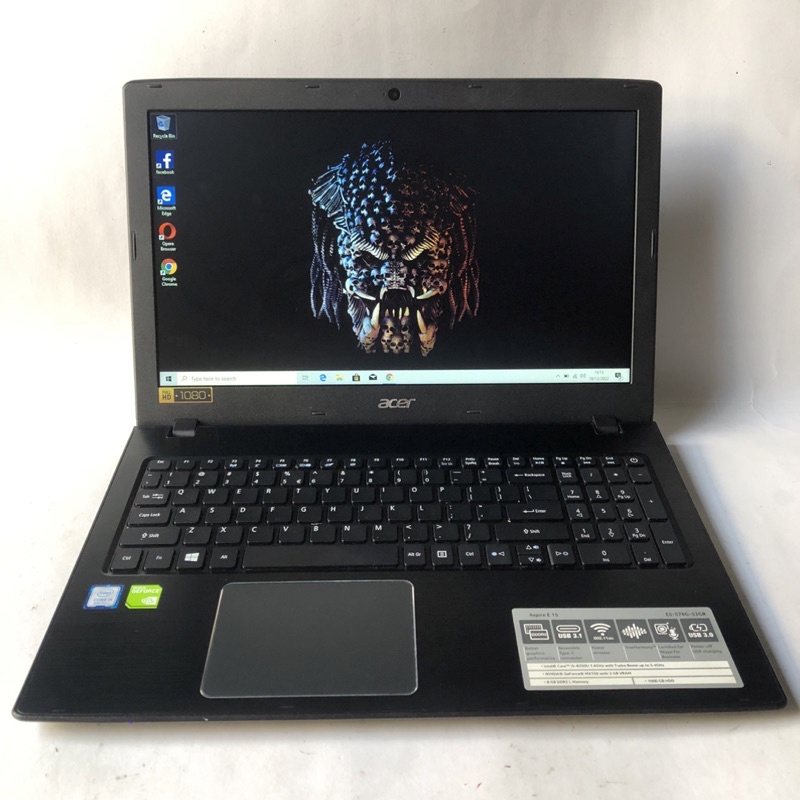 Jual Laptop Gaming Rendering - Acer E5-576G-52GR - i5 Gen 8 Dual Vga ...