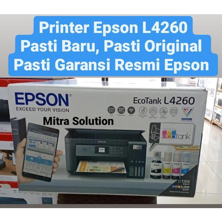 Jual Printer Epson EcoTank L4260 All-in One Print Scan Copy WiFi Duplex ...