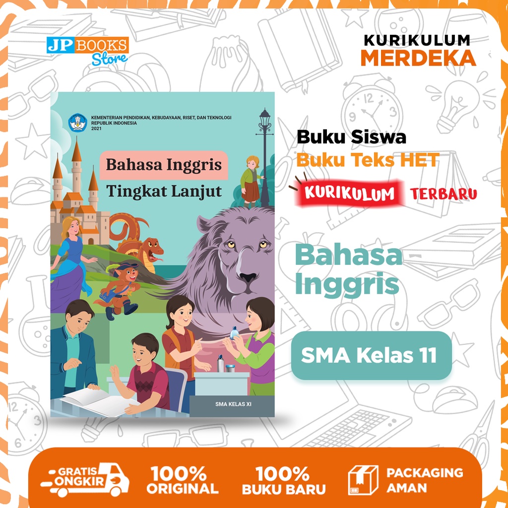 Jual JP Books – Buku Siswa Teks Het Kurmer Sekolah Bahasa Inggris Tingkat Lanjut Sma Kelas 11 ...