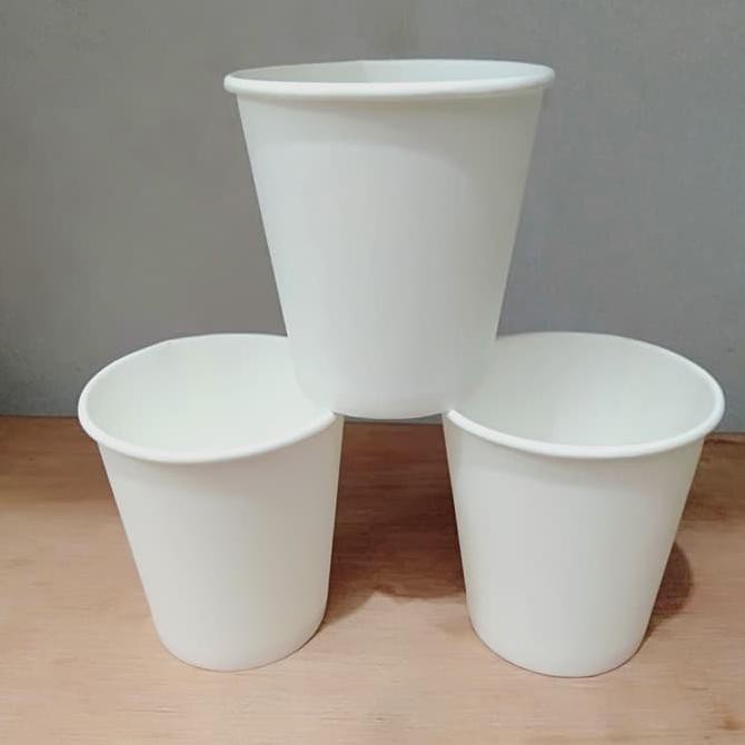 Jual Paper Cup 6,5 oz Polos - Gelas Kertas- Kopi Polos 6,5 oz ( isi 50 pc ) | Shopee Indonesia