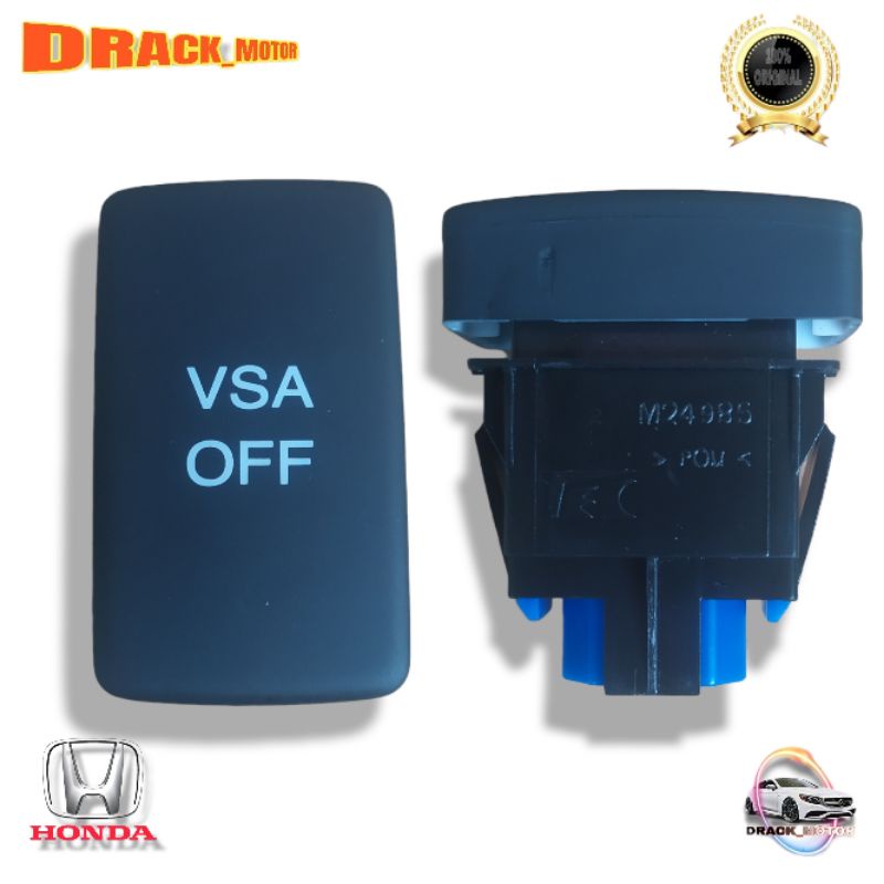 Jual TOMBOL SWICTH SAKLAR KNOB VSA OFF INTERIOR HONDA ORIGINAL SATUAN ...