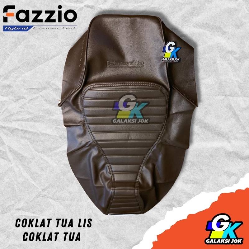 Jual Kulit Jok Motor / Sarung Jok Motor Yamaha Fazzio Caferacer Custom ...