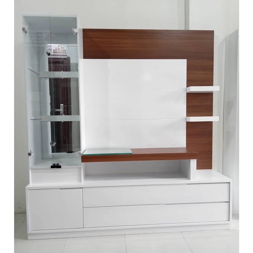 Jual Lemari Backdrop sketsel TV minimalis | Shopee Indonesia